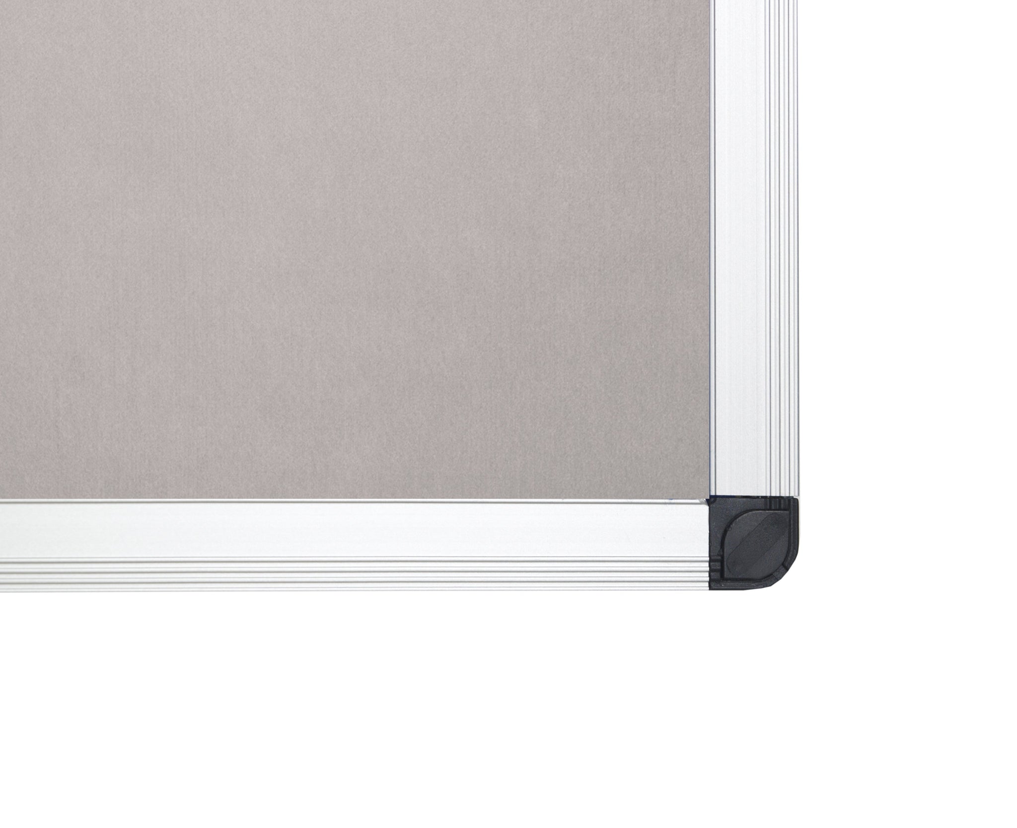 Fire Rated Light Grey Notice Board 2400 x 1200mm | Acoustic Felt Board ...